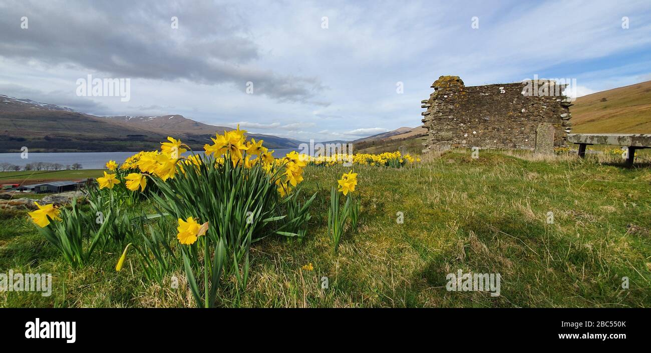 wild rural remote scotland kenmore district Stock Photo - Alamy