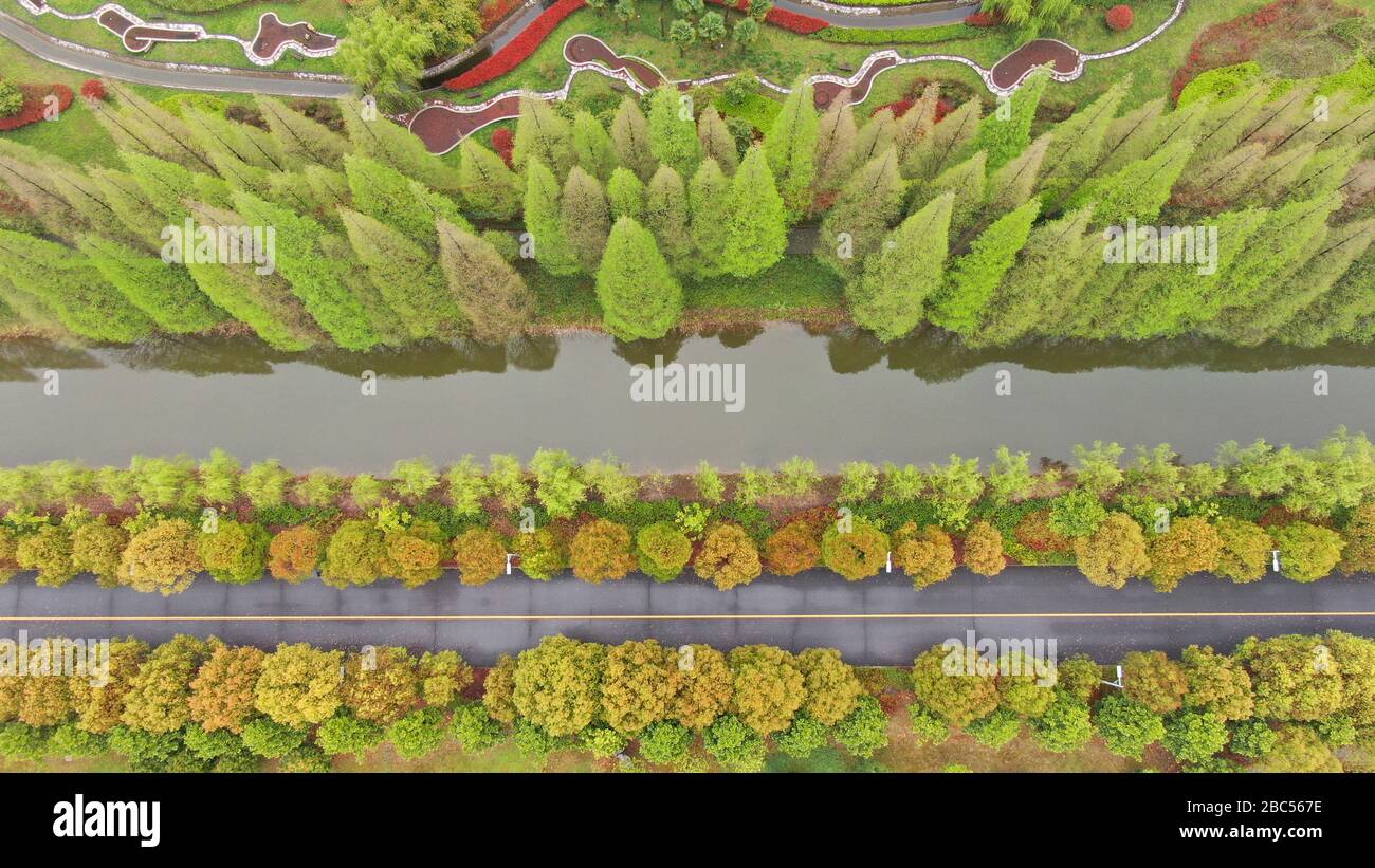 Guogao, Guogao, China. 3rd Apr, 2020. JiangsuÃ¯Â¼Å'CHINA-Aerial photo ...