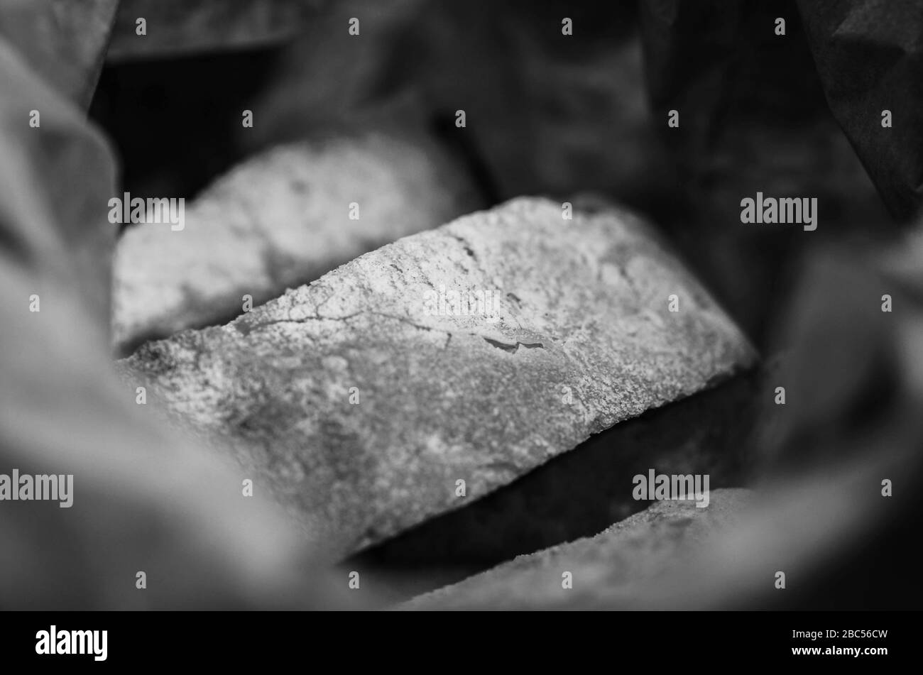 home made bread close up view Stock Photo - Alamy