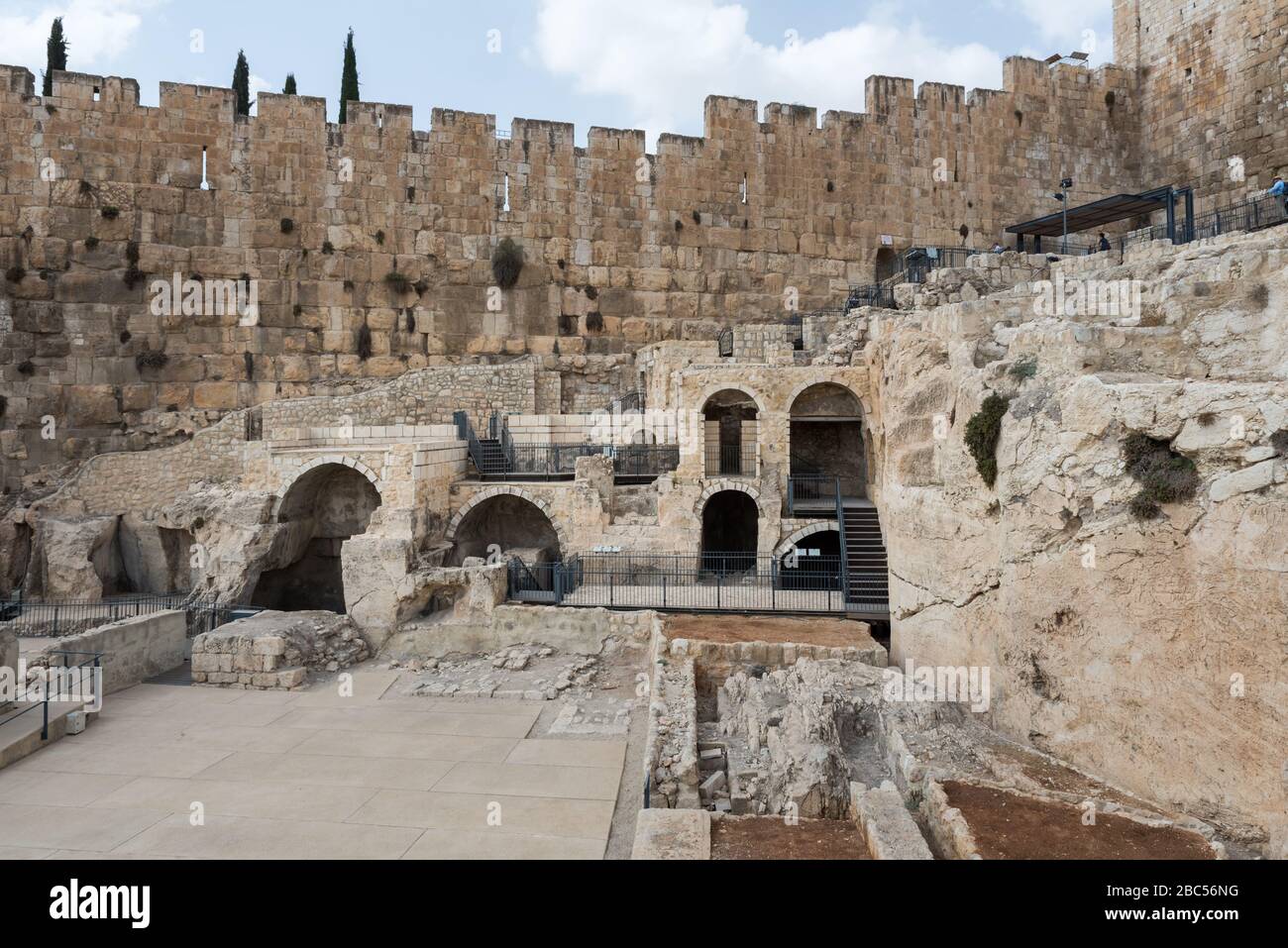 Archeological park and davidson center hi-res stock photography and ...