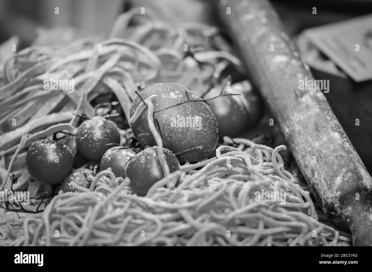 fresh italian pasta close up view Stock Photo - Alamy