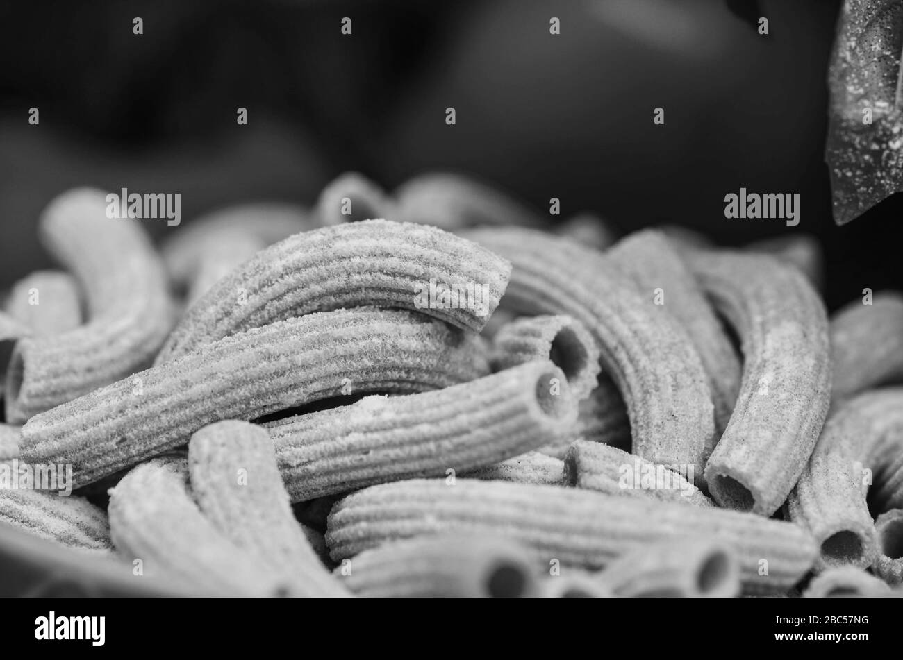 fresh italian pasta close up view Stock Photo - Alamy
