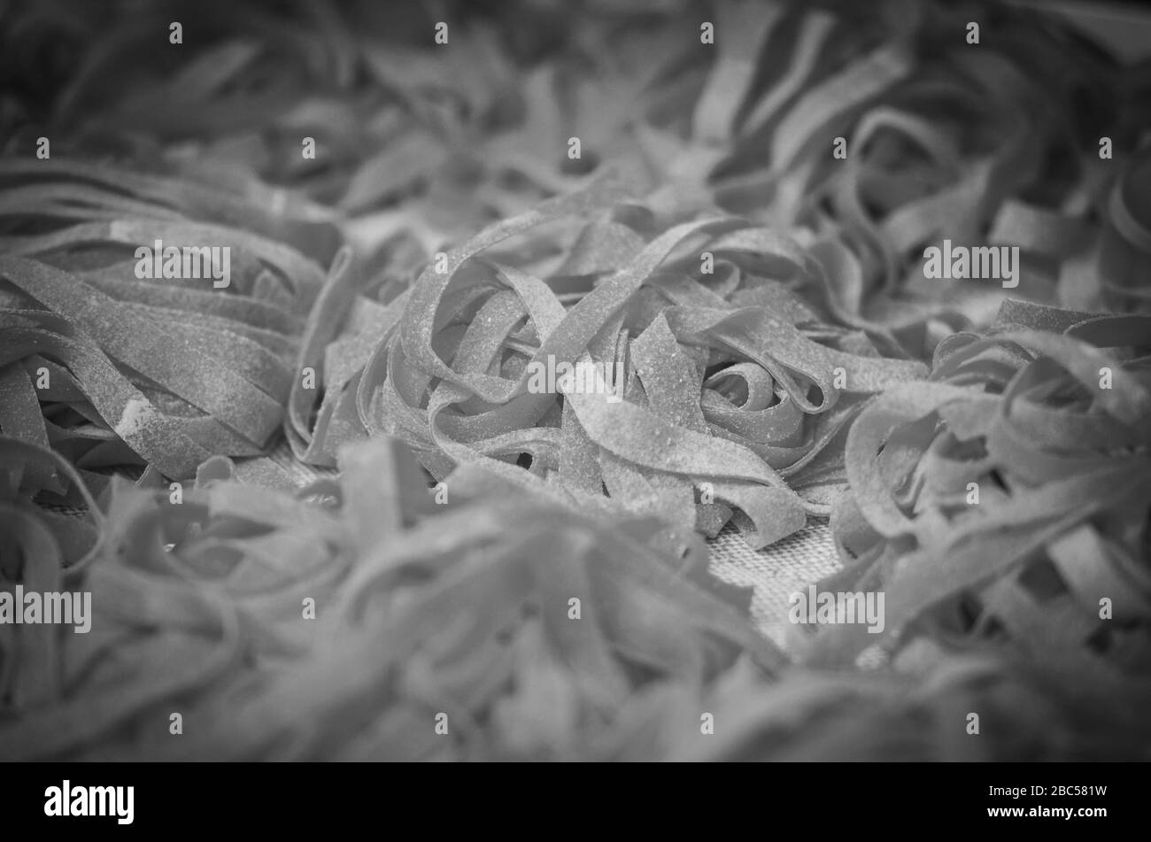fresh italian pasta close up view Stock Photo - Alamy