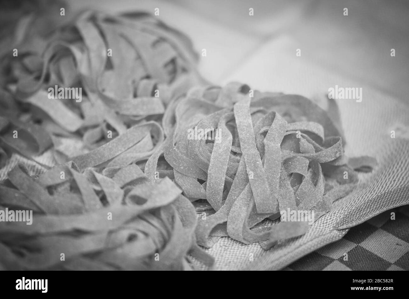 fresh italian pasta close up view Stock Photo - Alamy