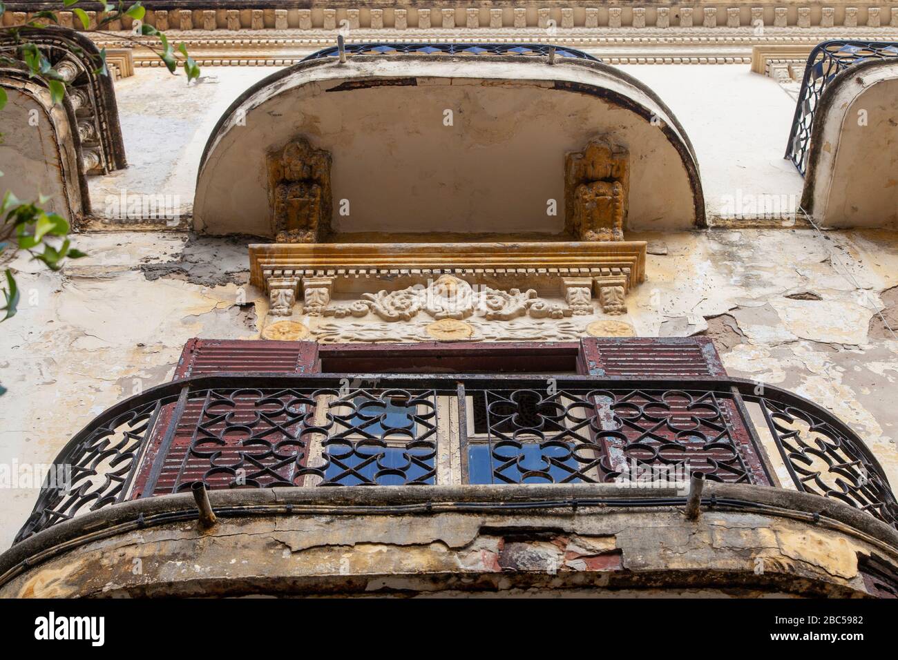 Colonial architecture, Tangier, Morocco, North Africa, Africa Stock ...