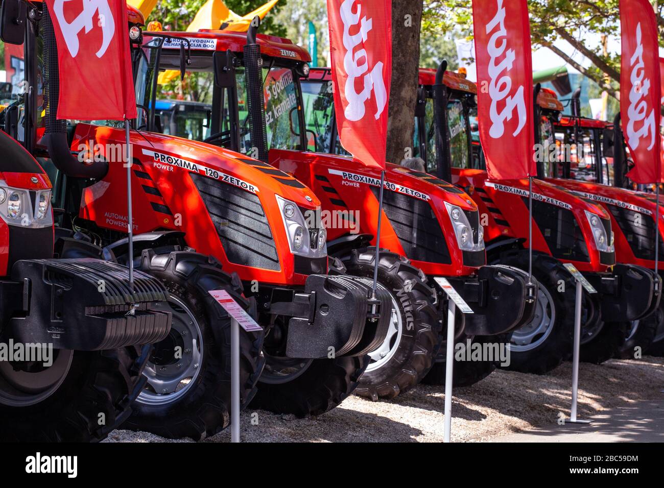 Novi Sad, Serbia: may 9. 2015 - Novi Sad Agro fair with people and Fair ...