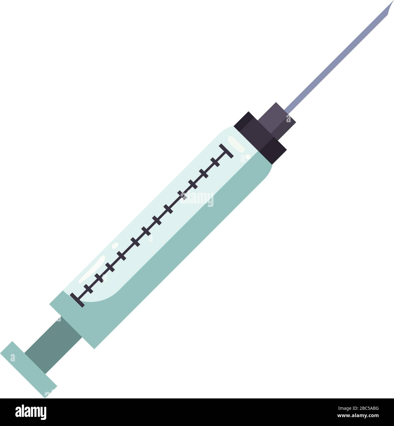 Injection flat style icon design of Medical care health hospital ...