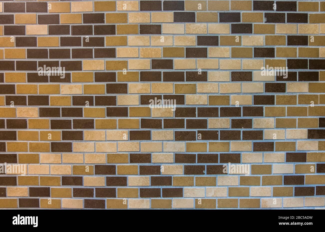Ceramic brown wall tiles Stock Photo - Alamy