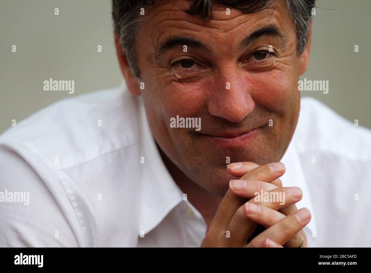 Doncaster Rovers' manager Dean Saunders Stock Photo - Alamy