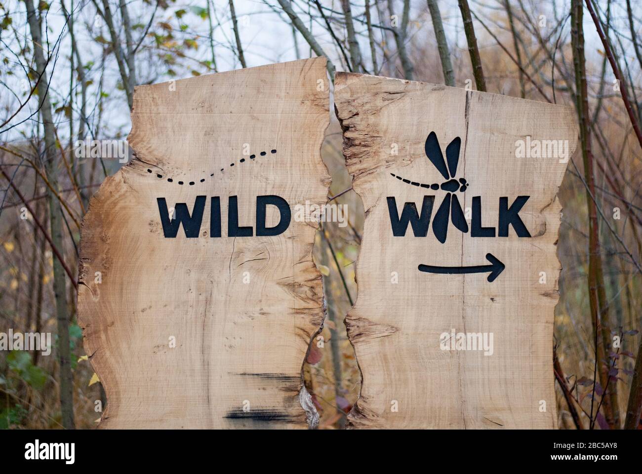 Timber signage hi-res stock photography and images - Alamy