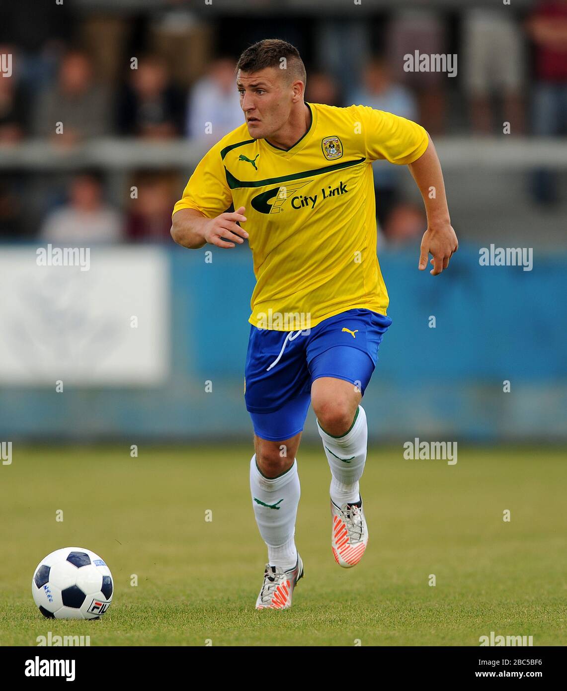 Coventry City's Gary Deegan in action against Nuneaton Town Stock Photo ...