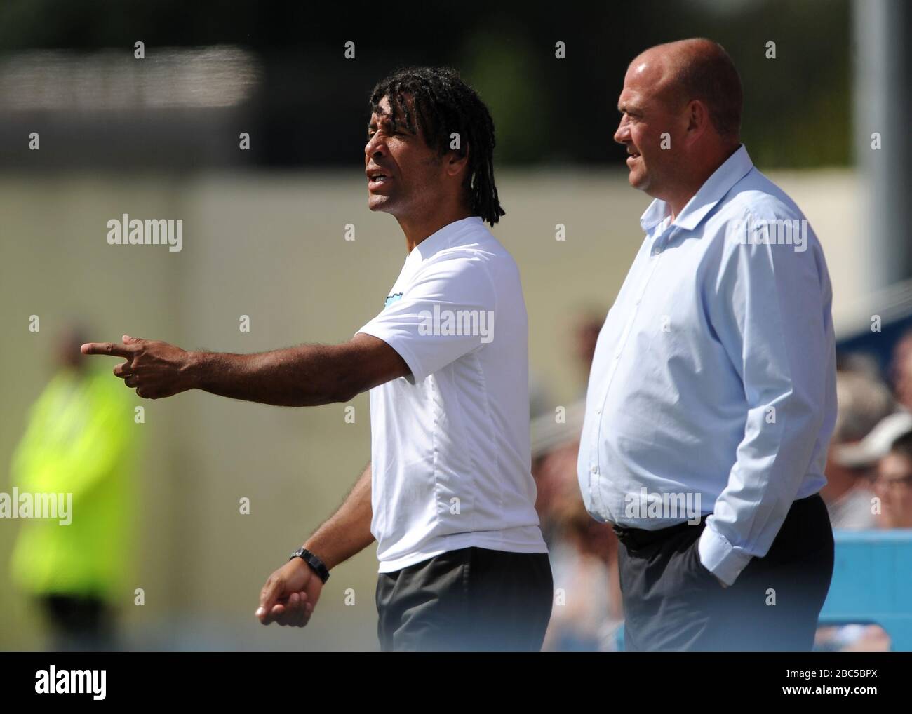 Coventry City's Richard Shaw (left) alongside Manager Andy Thorn on the ...