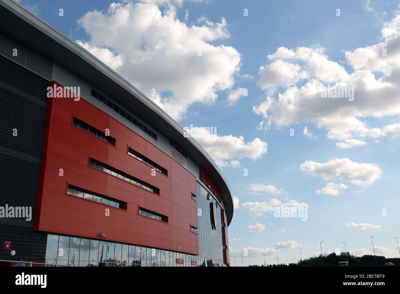 General view of rotherham uniteds new york stadium hi-res stock ...
