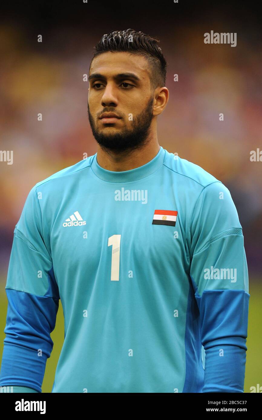 Egypt goalkeeper Ahmed Elshenawi Stock Photo - Alamy