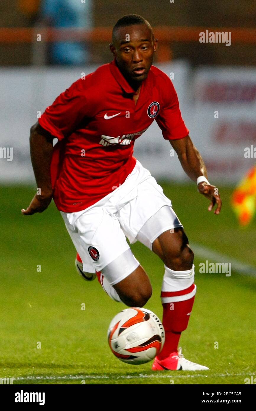 Charlton Athletic's Cedric Evina Stock Photo - Alamy