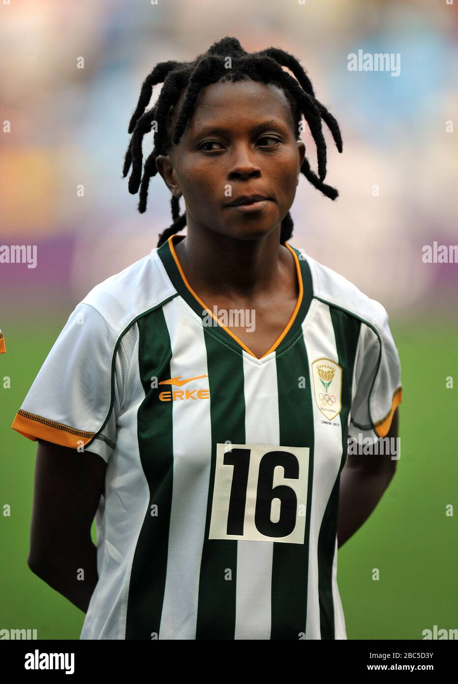 South africas mpumi nyandeni during the south africa football hi-res ...