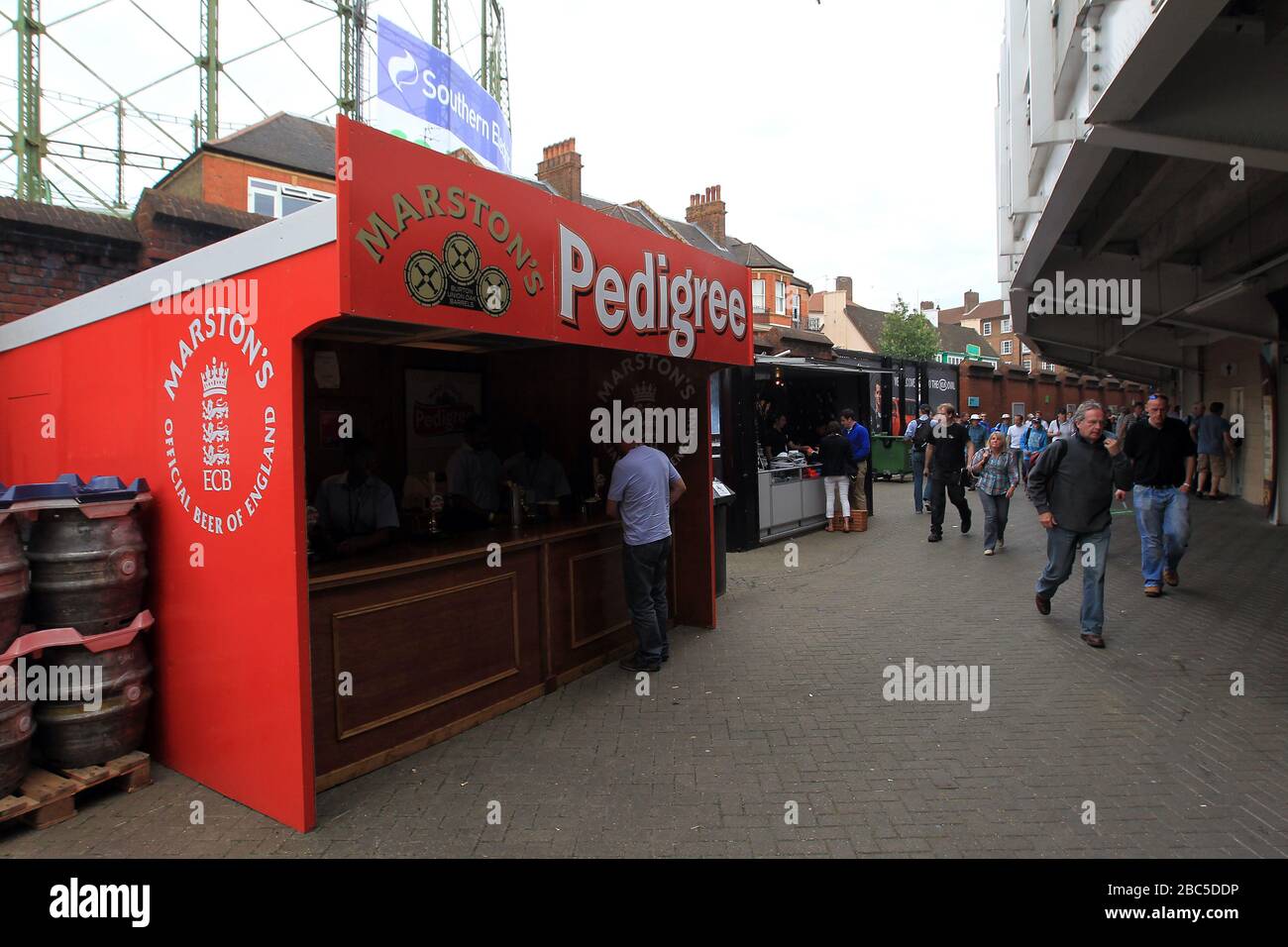 A view of a bar outside the ground Stock Photo - Alamy