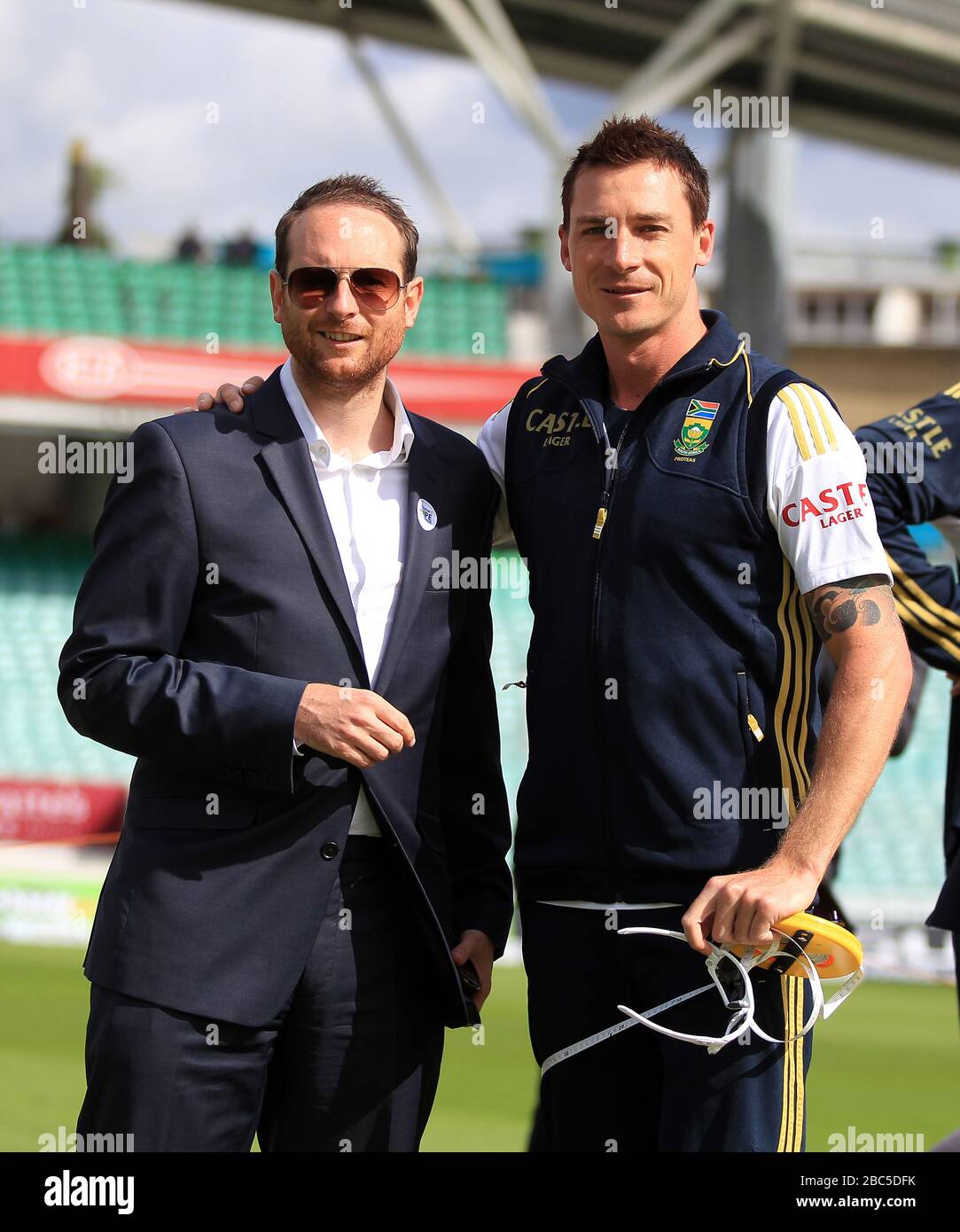 The competition winner with South Africa's Dale Willem Steyn Stock ...