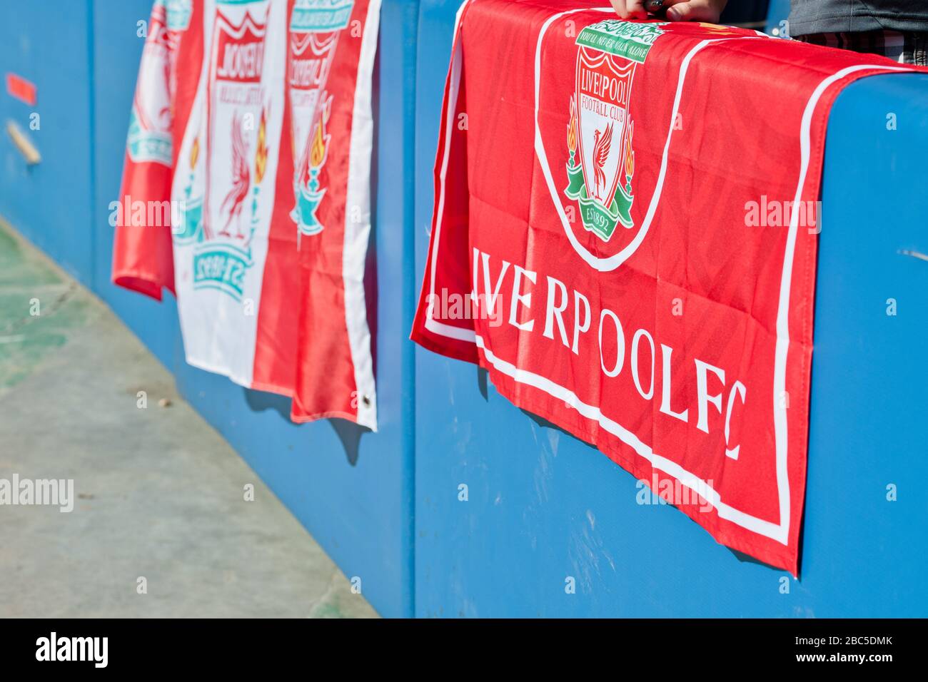 General view of Liverpool flags at the Rogers Centre Stock Photo - Alamy