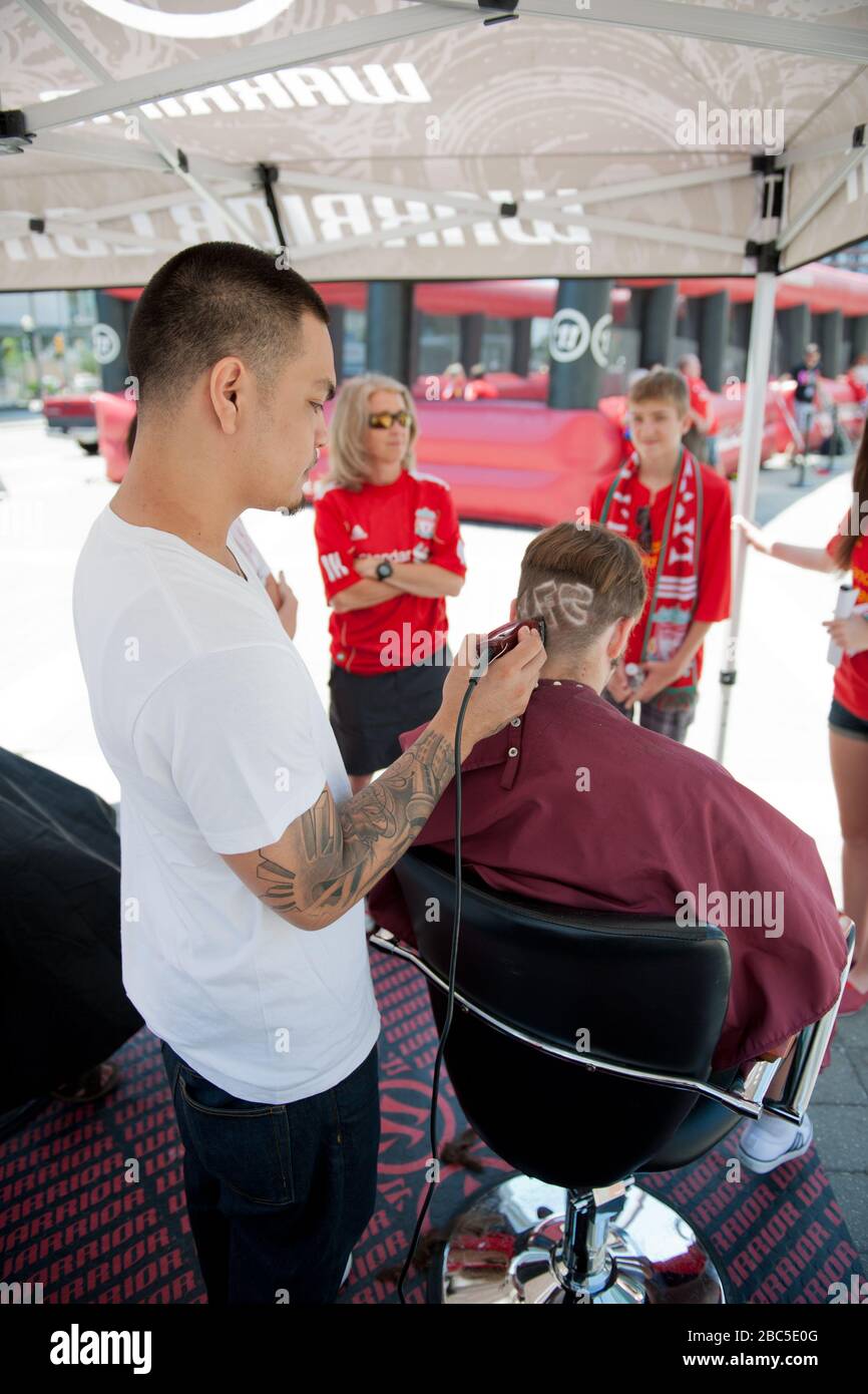 Lfc supporter hi-res stock photography and images - Alamy