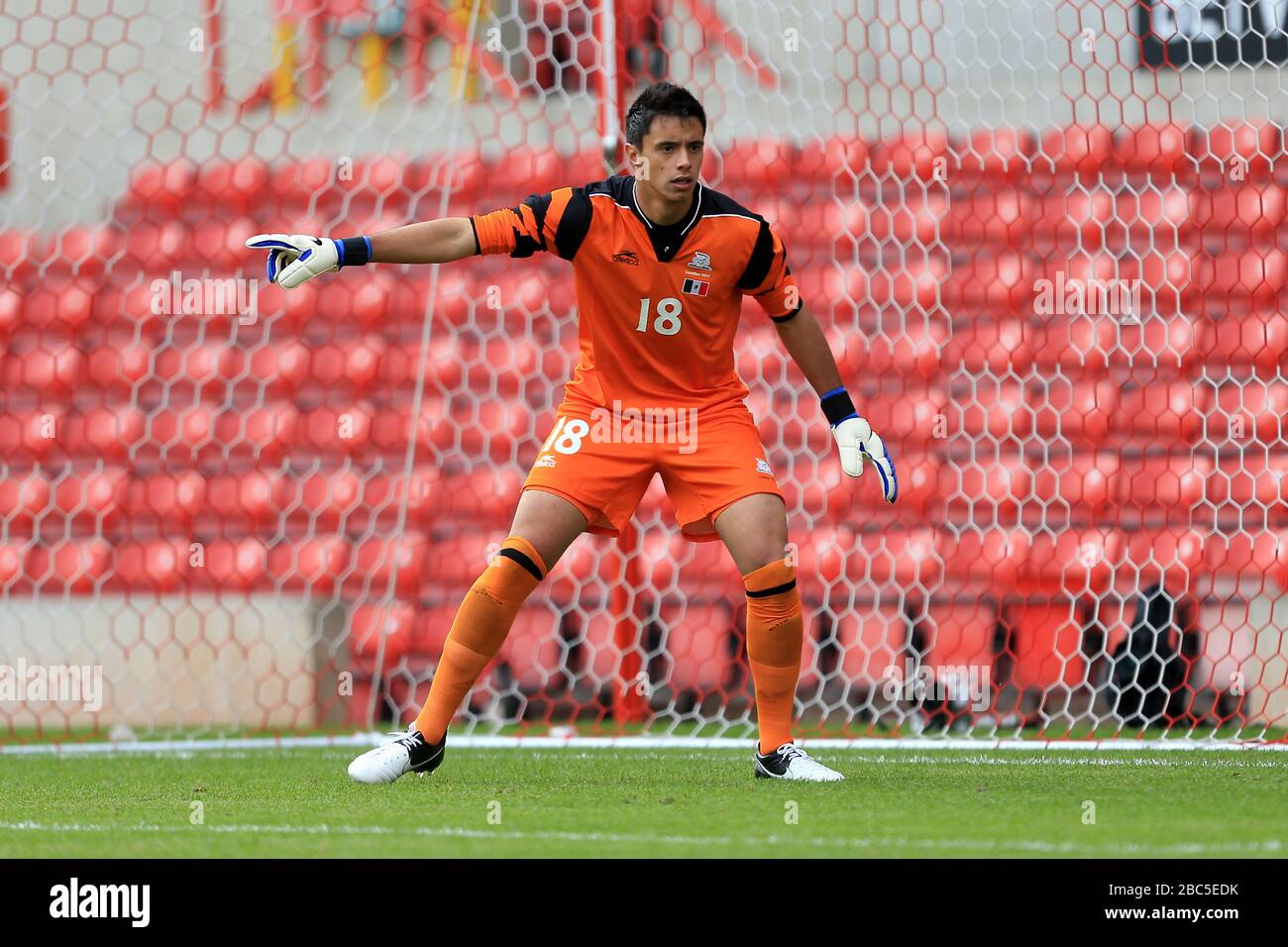 Mexico goalkeeper Jose Rodriguez Stock Photo - Alamy