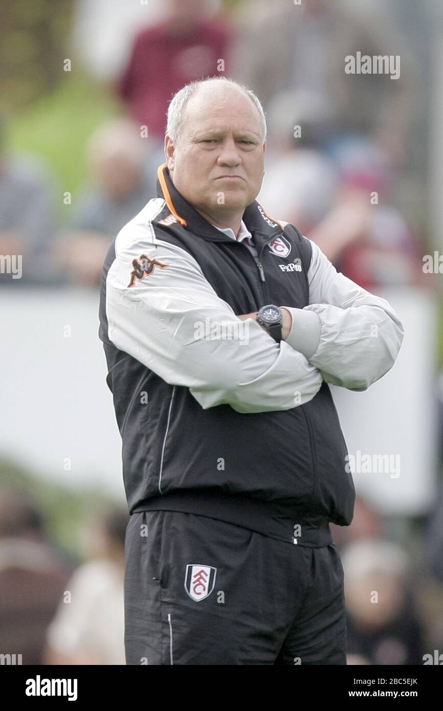 Fulham manager Martin Jol Stock Photo - Alamy