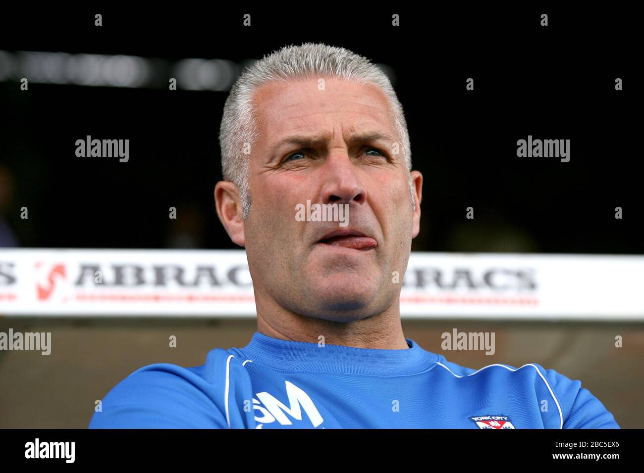 Gary Mills, York City manager Stock Photo - Alamy