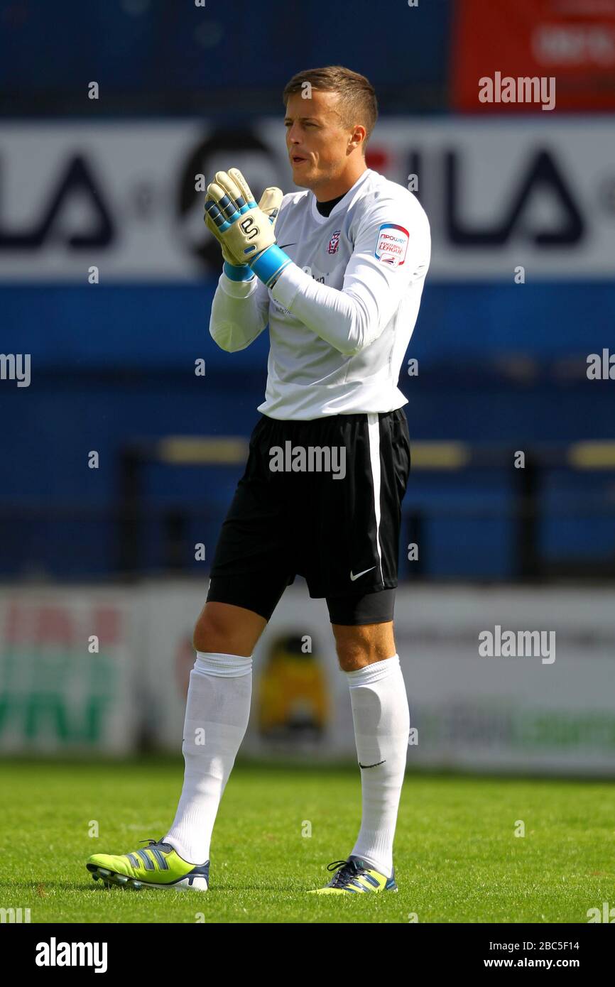 Michael Ingham, York City goalkeeper Stock Photo - Alamy