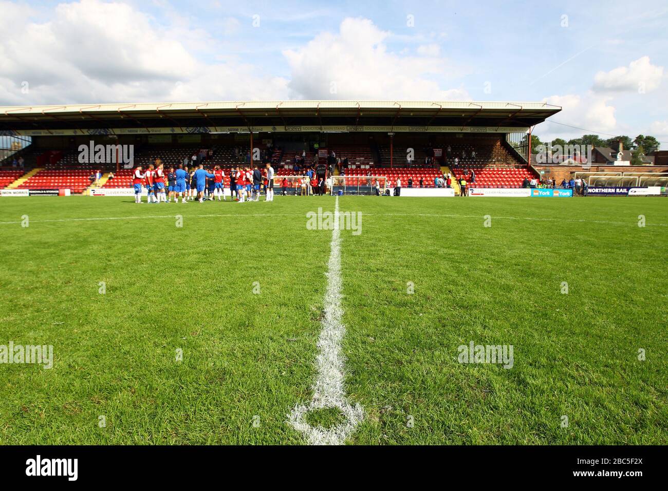 A general view of Bootham Crescent, home of York City Stock Photo - Alamy