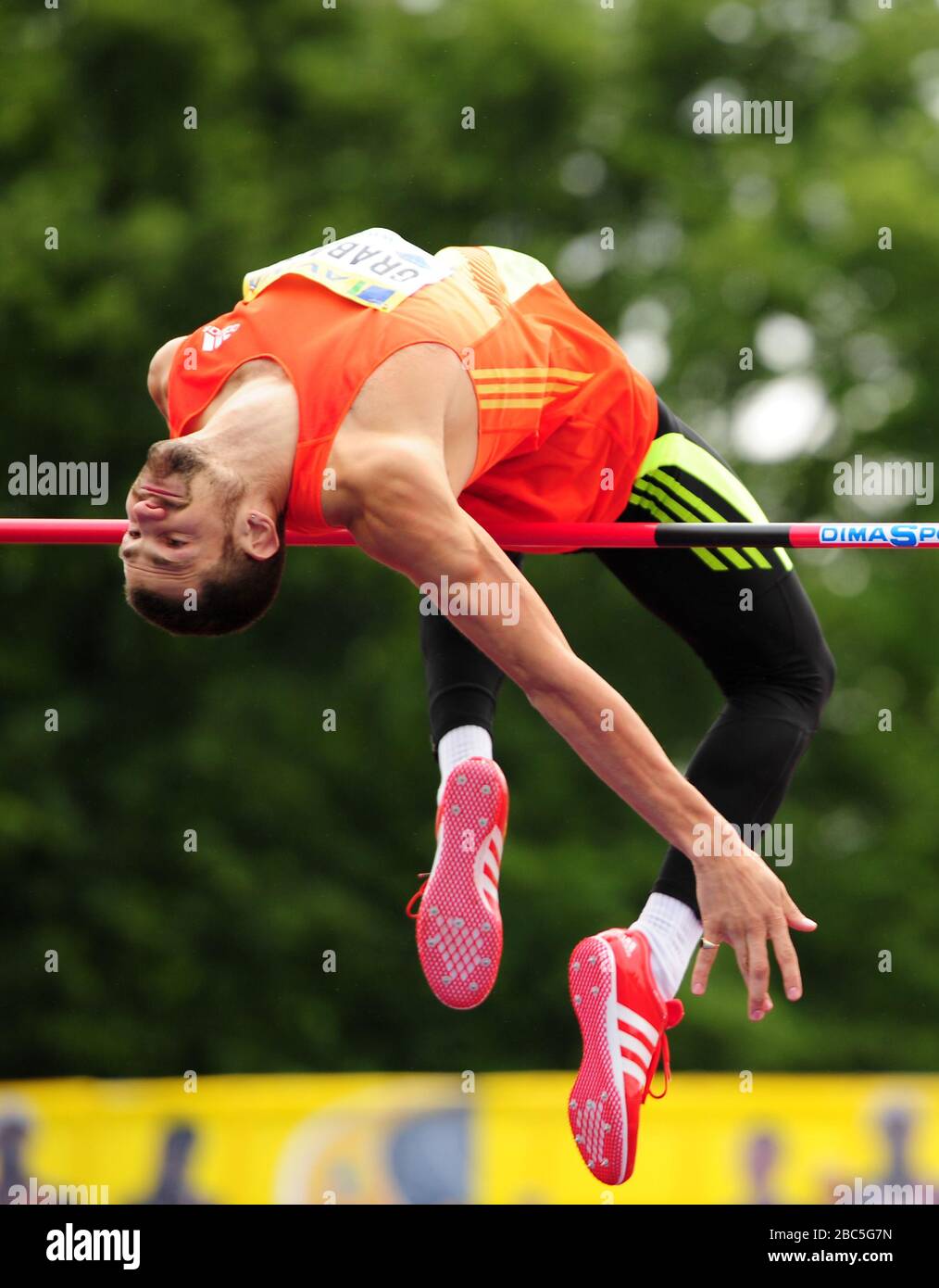Great Britain's Robbie Grabarz during the Men's High Jump Stock Photo ...