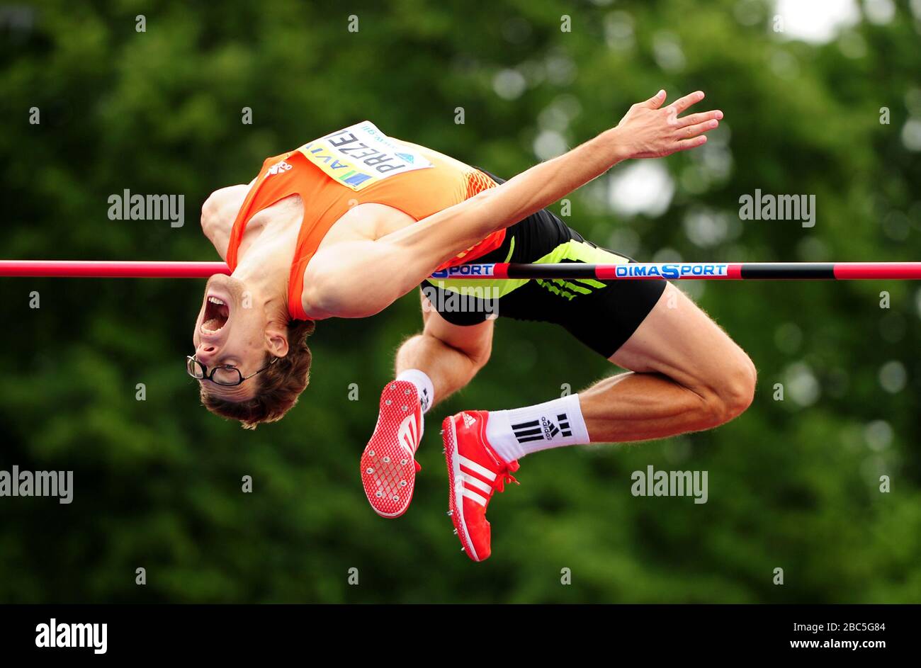 Great Britain's Robbie Grabarz during the Men's High Jump Stock Photo ...