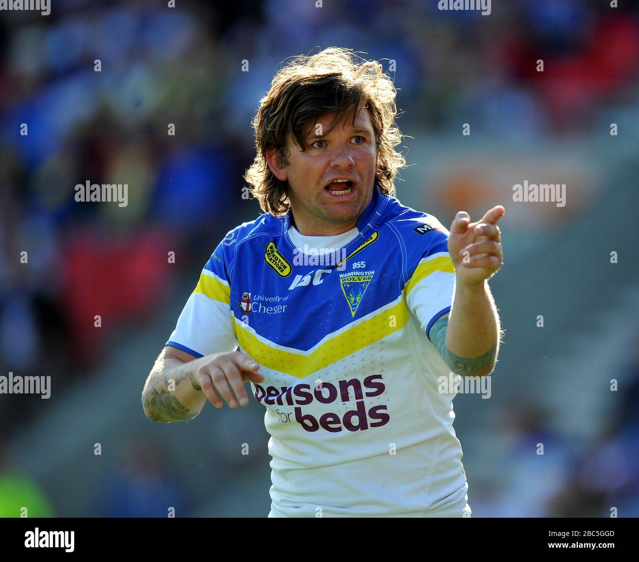 Warrington Wolves' Lee Briers Stock Photo - Alamy