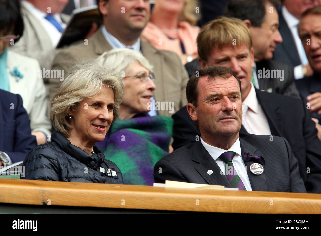 Chairman of the All England Club Philip Brook (r Stock Photo - Alamy