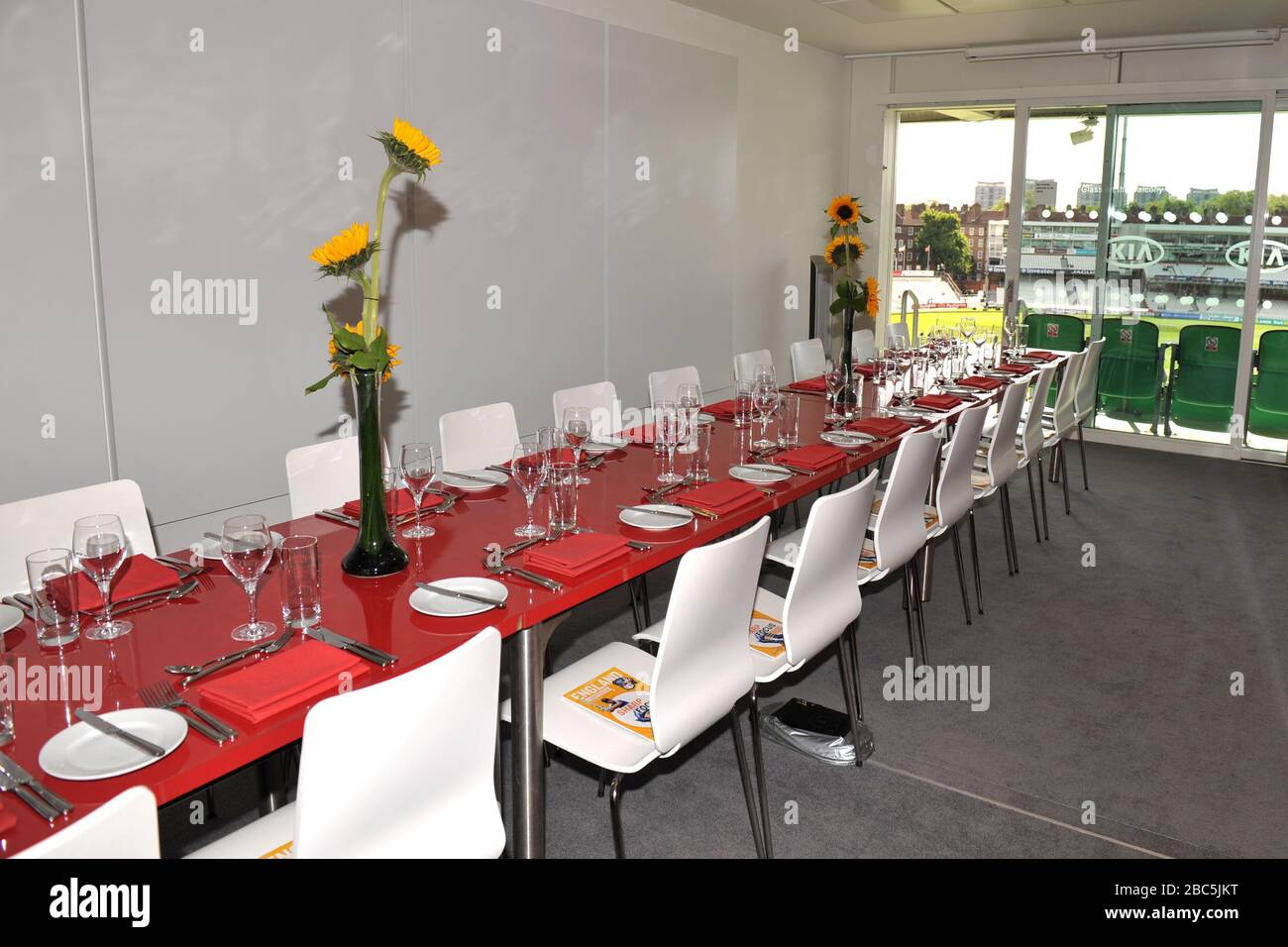 General view of the Kia Box at the Kia Oval Stock Photo - Alamy