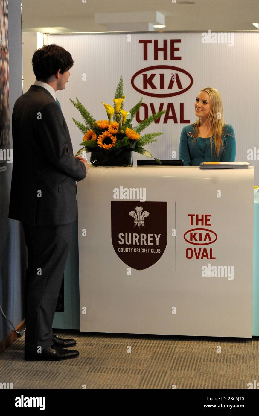 General view of a reception area Stock Photo - Alamy