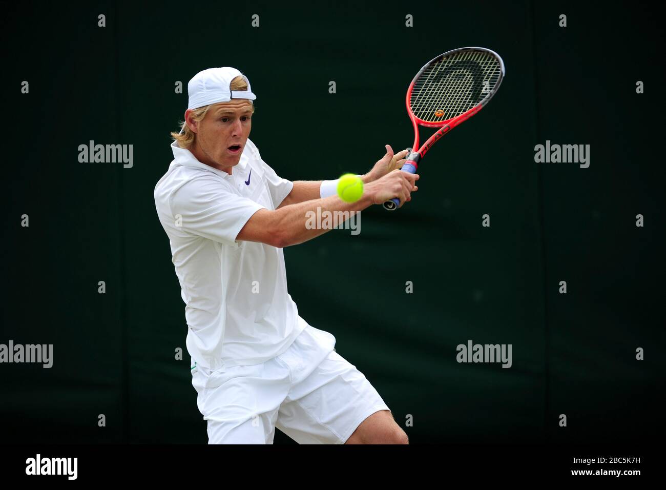 Australia's Luke Saville during his match against Romania's Stefan ...