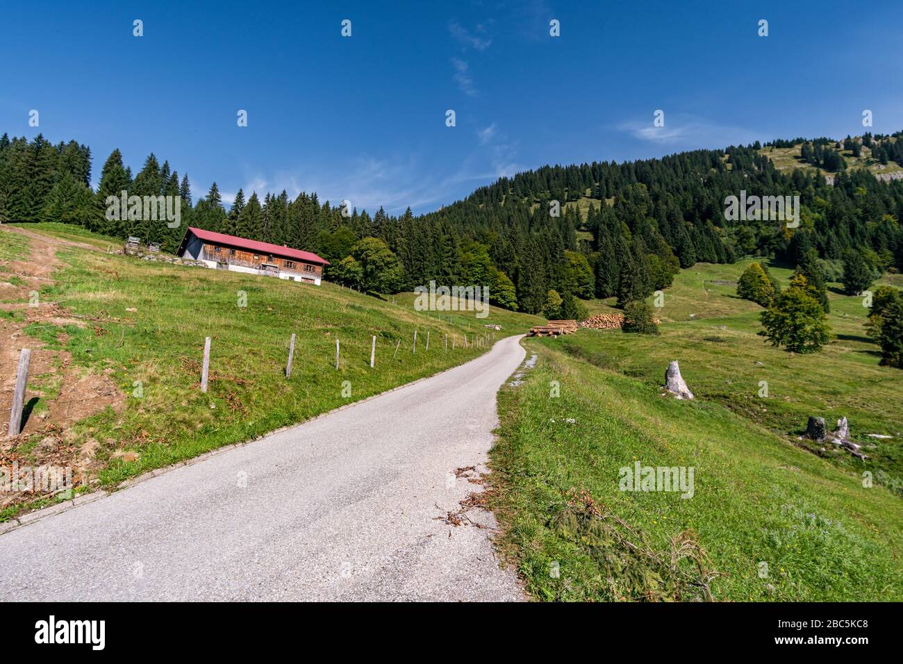 Fantastic hike at Balderschwang in the Allgau Stock Photo - Alamy