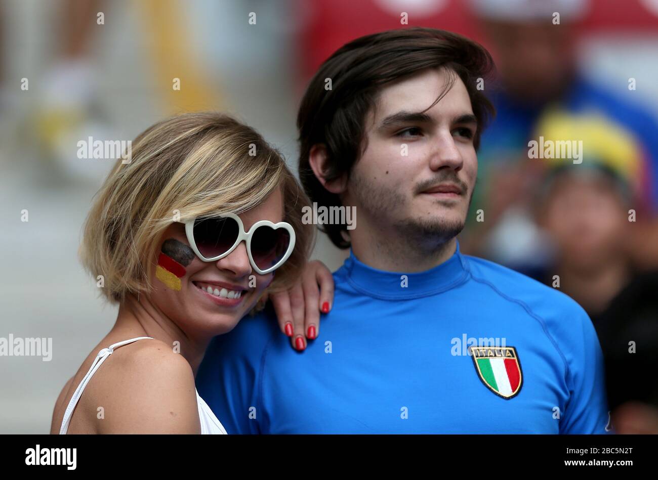 Italian fan in stands prior to kick off hi-res stock photography and ...