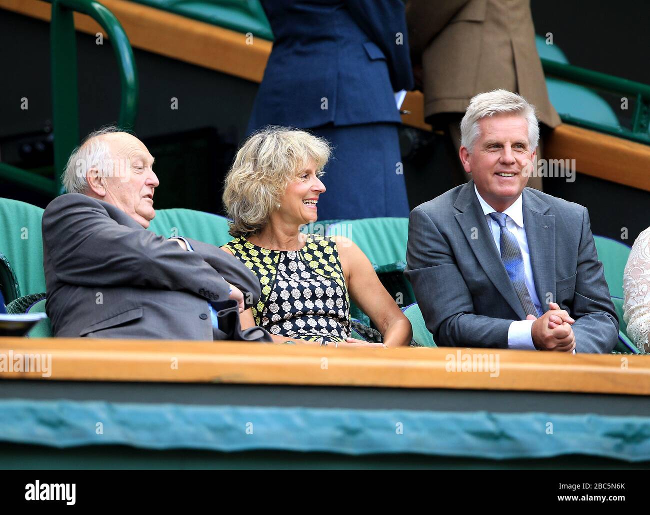 Television presenter Steve Rider (right) with his wife Stock Photo - Alamy