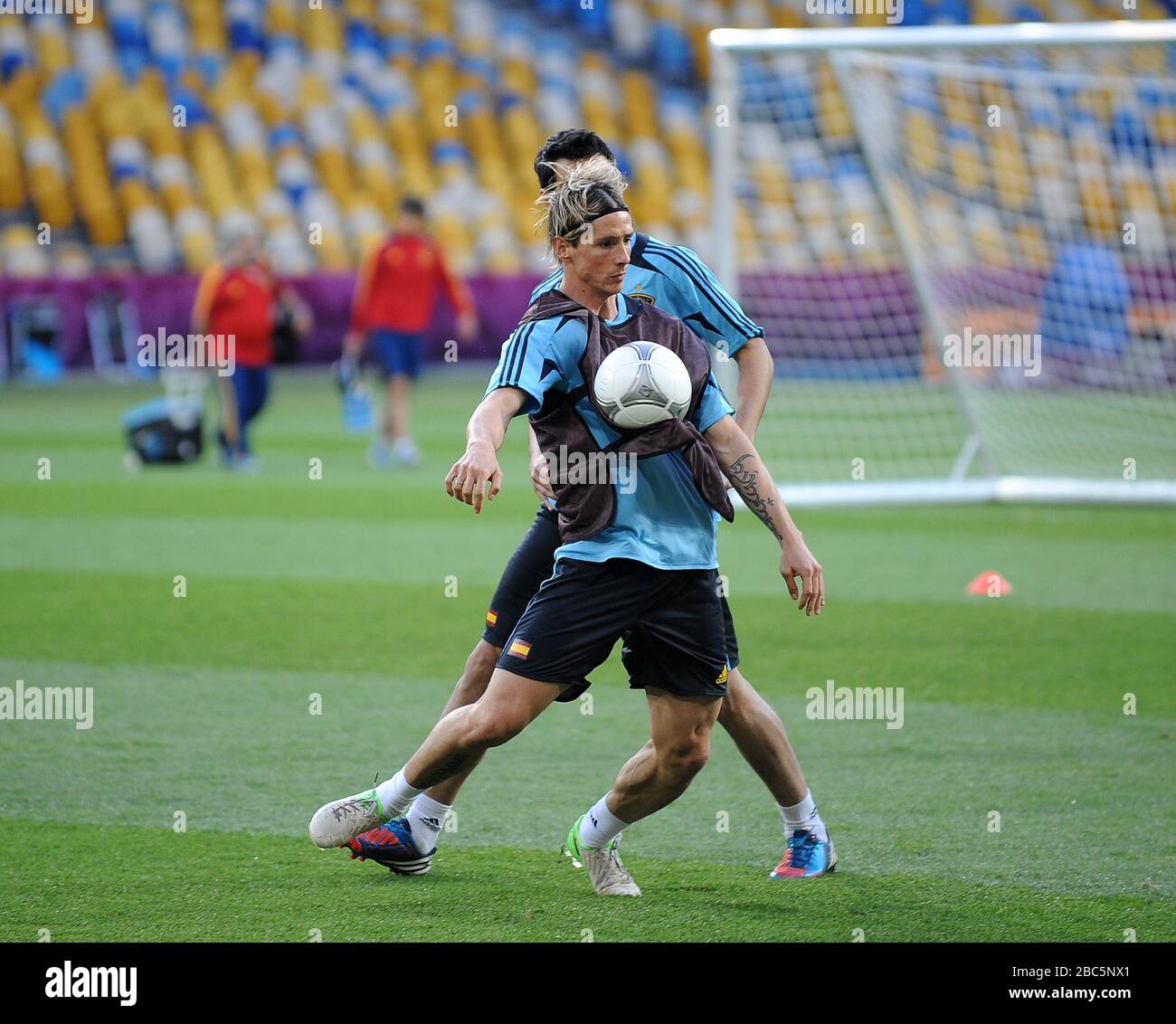 Spains fernando torres during training hi-res stock photography and ...