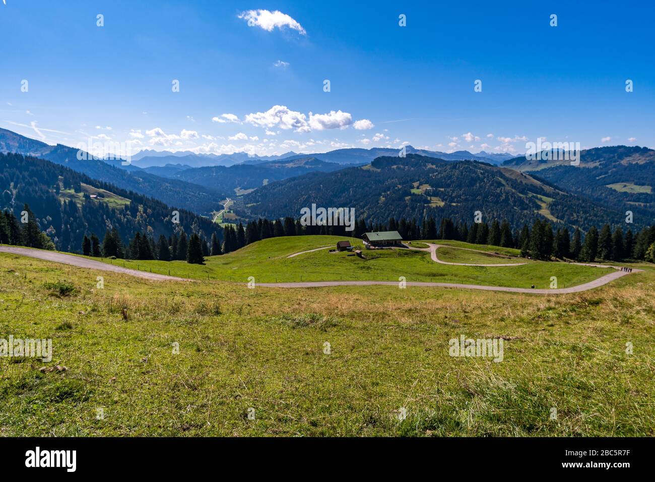 Fantastic hike at Balderschwang in the Allgau Stock Photo - Alamy