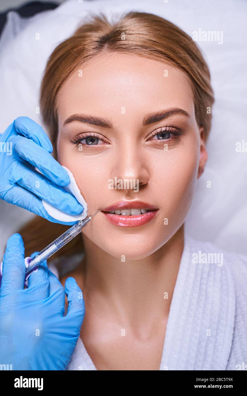 Face injections hi-res stock photography and images - Alamy