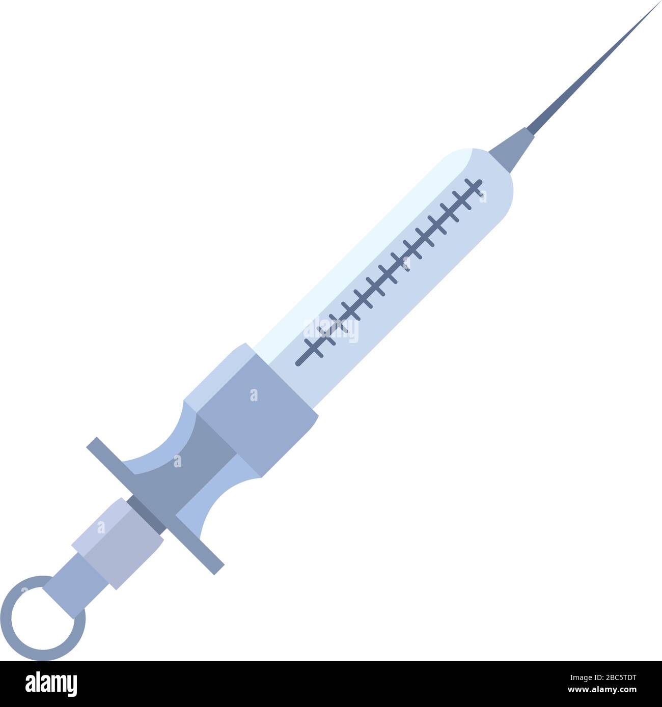 Injection flat style icon design of Medical care health emergency aid ...