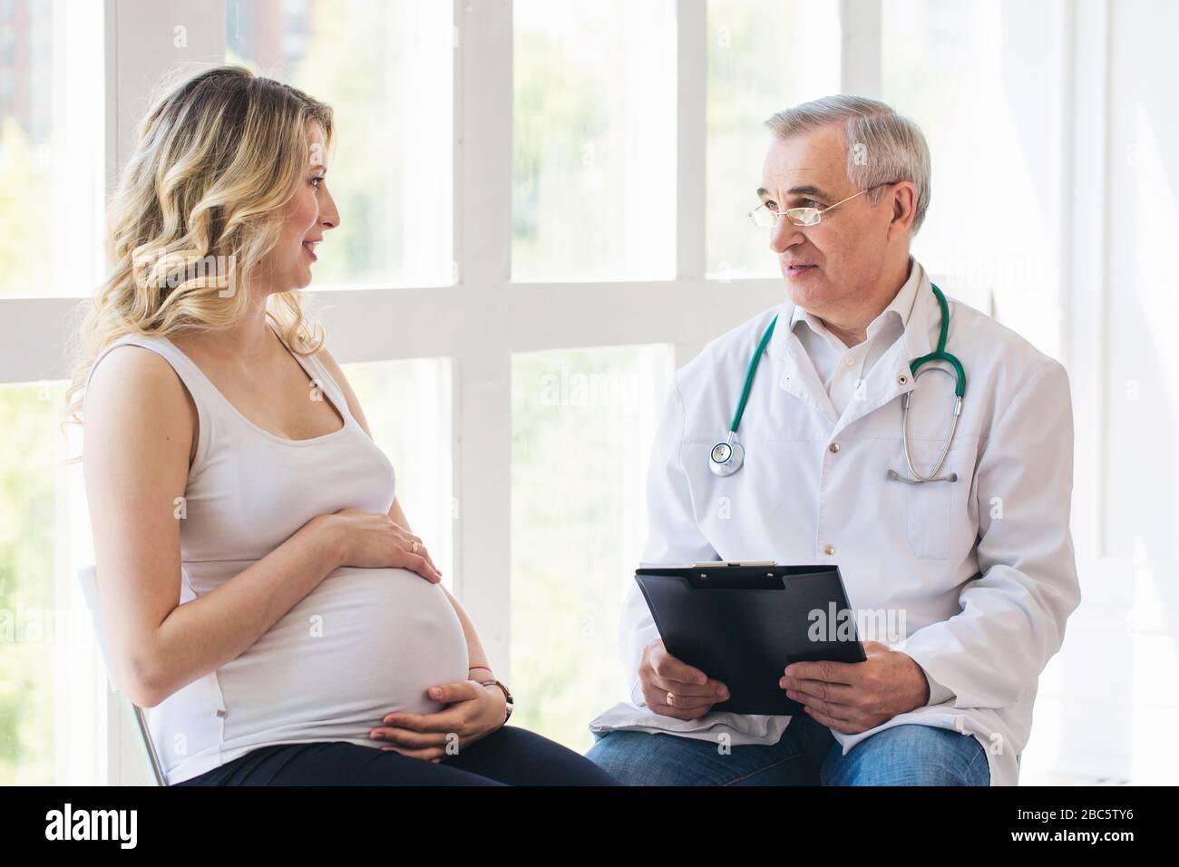 Experienced medical specialist patient hi-res stock photography and ...