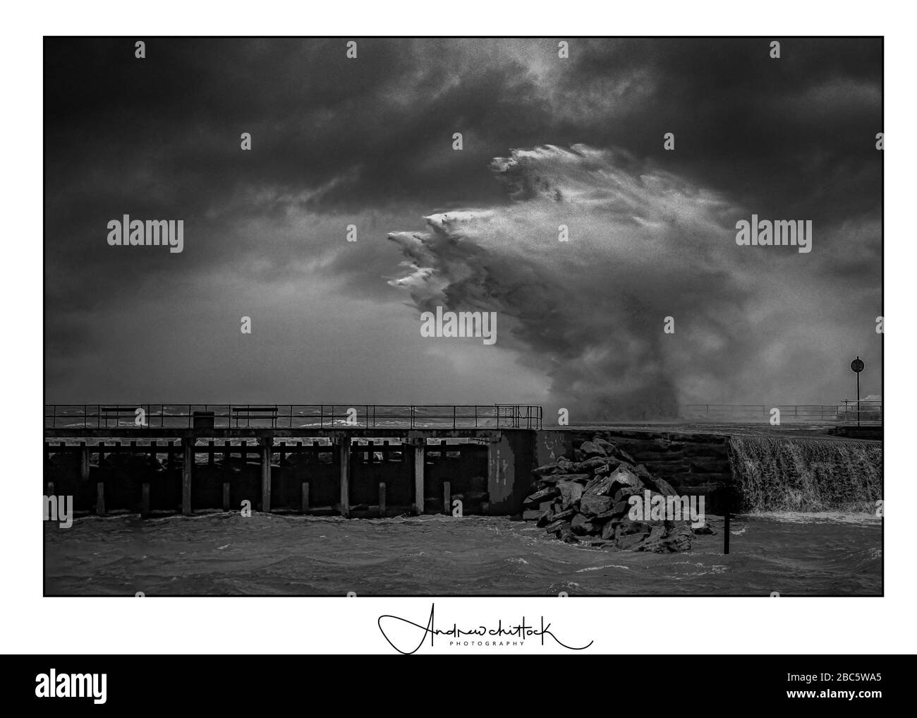 Storm sea winter Cut Out Stock Images & Pictures - Alamy