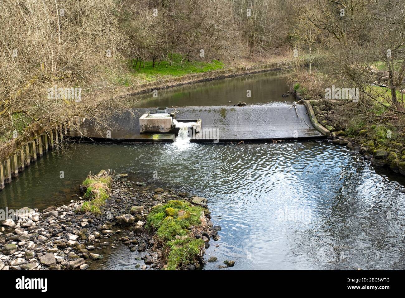 Weir Fish Ladder On River High Resolution Stock Photography and Images ...