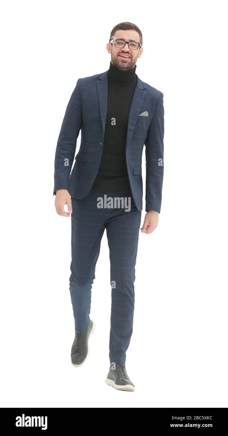 Businessman taking step forward hi-res stock photography and images - Alamy