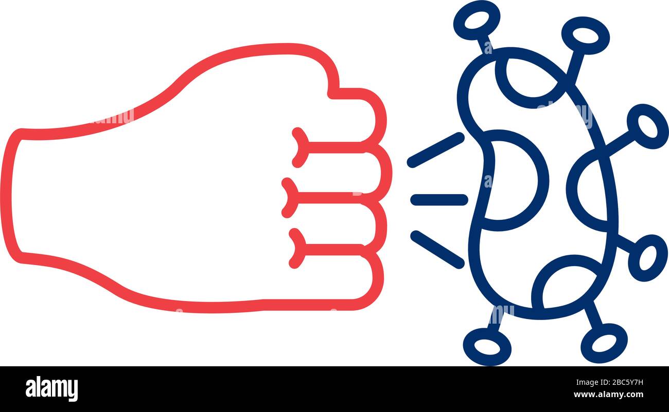 Hand hitting Stock Vector Images - Alamy
