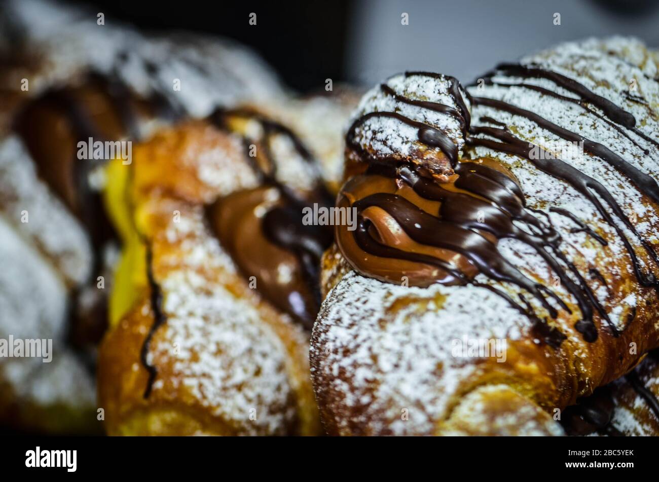 delicious italian pastry & mini cakes Stock Photo - Alamy