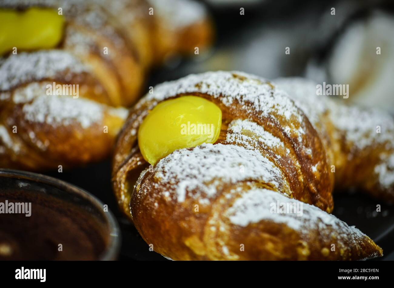 delicious italian pastry & mini cakes Stock Photo - Alamy